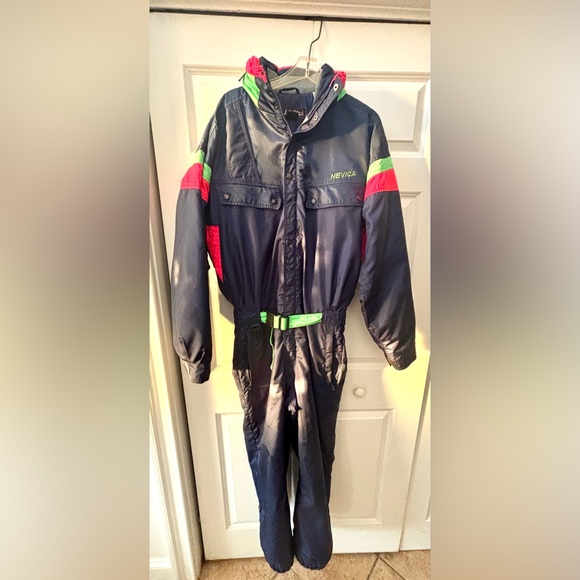 Nevica | Jackets & Coats | Iconic Vintage 9s Nevica Snow Ski Suit With ...
